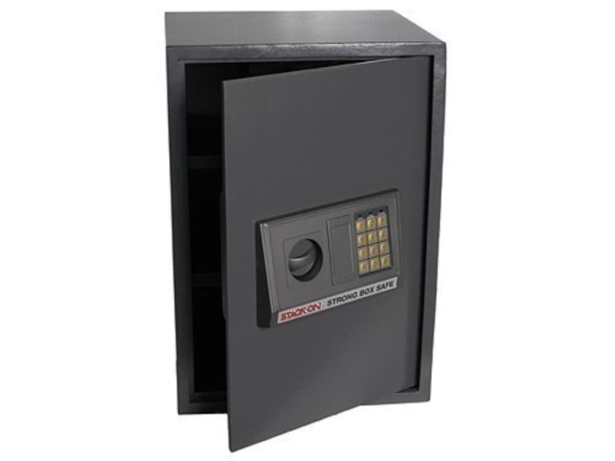 Stack-On Strong Box Safe Personal Safe XL Electronic Lock Black