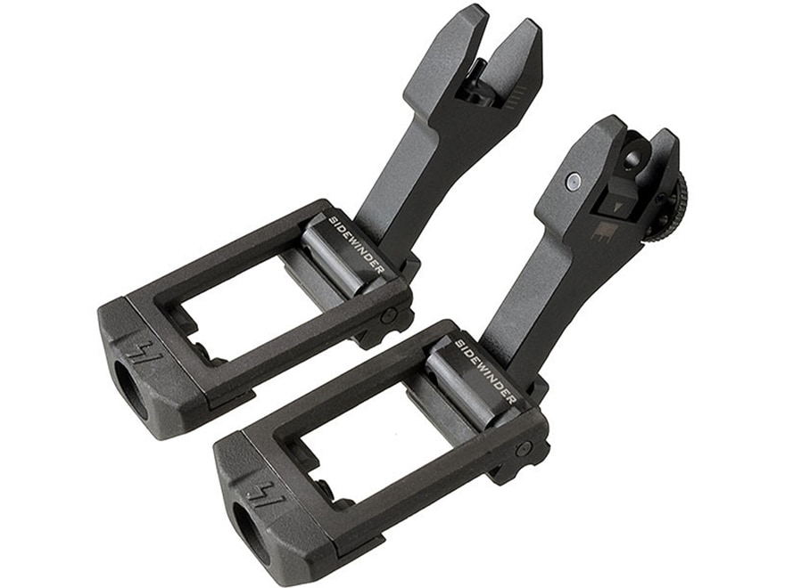 Strike Industries Sidewinder Offset Flip-Up Sight Set AR-15 Aluminum