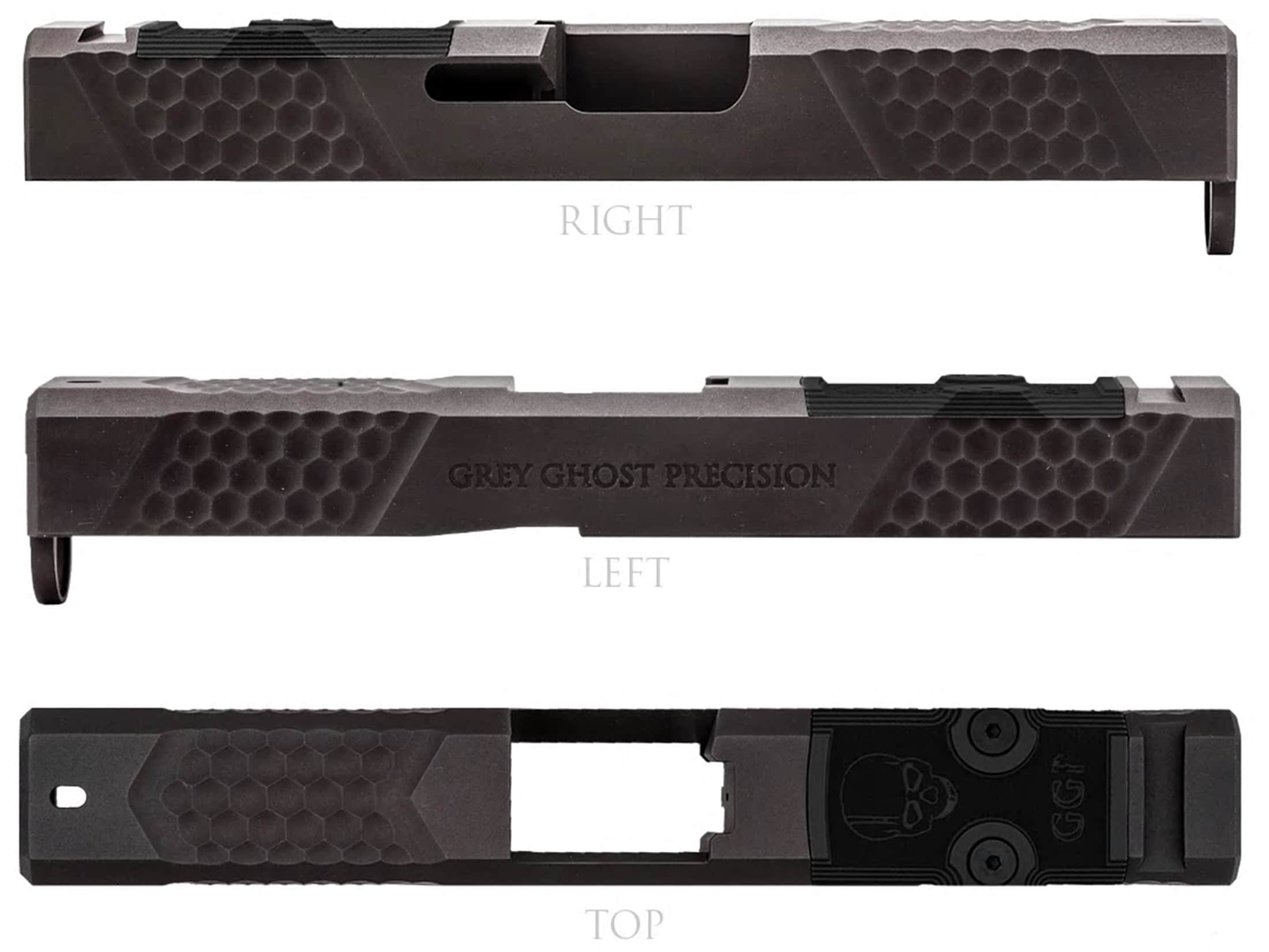 Grey Ghost Precision V2 Slide Glock 19 Gen 3 RMR, DeltaPoint Pro Cut