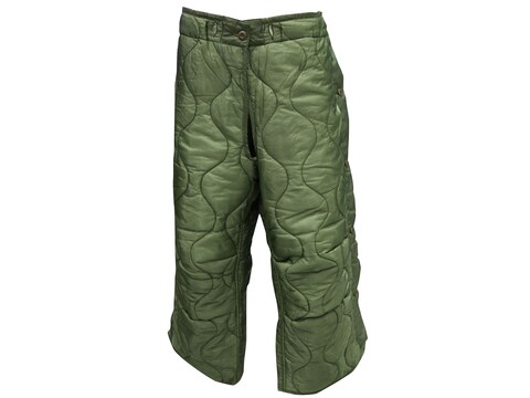 Military Surplus M-65 Field Pant Liner Grade 2 Olive Drab Large