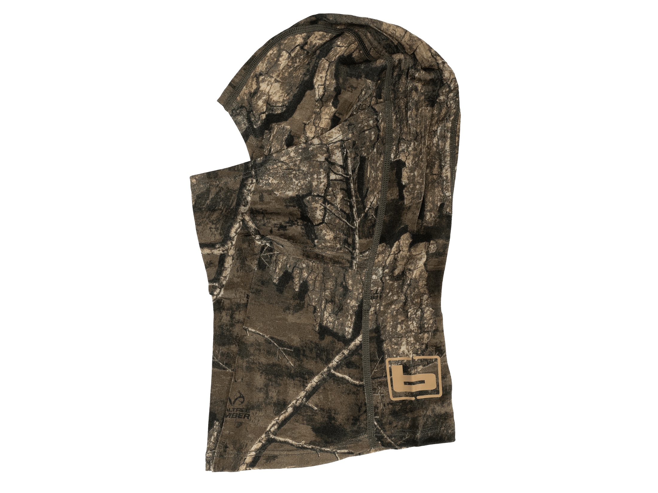 Banded Men's Wool Balaclava Merino Wool Timber