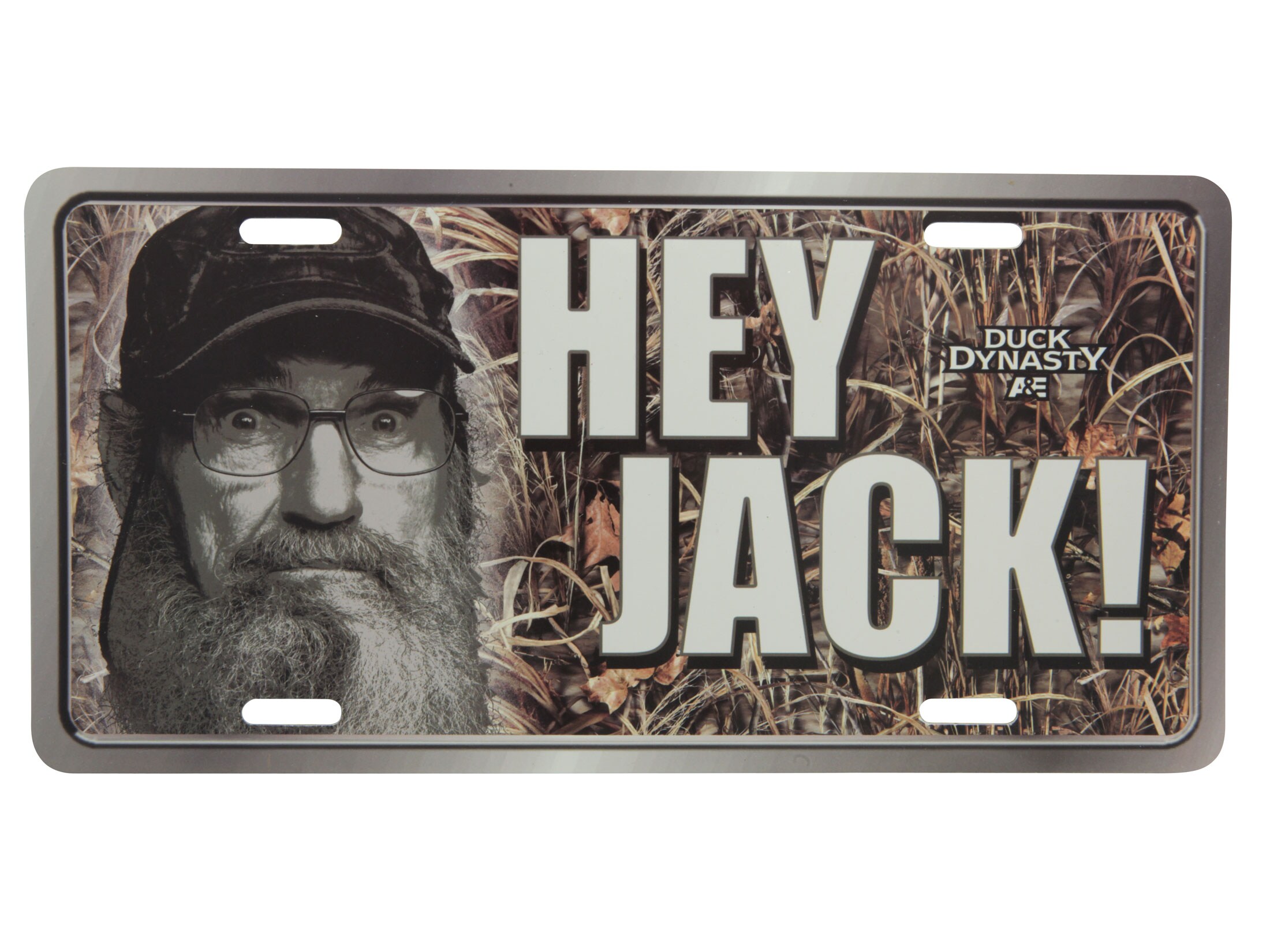 Duck Dynasty License Plate Hey Jack Max-4 Camo