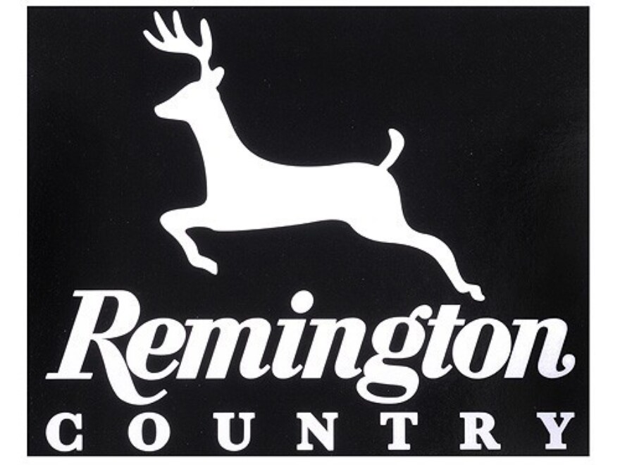 Remington Country Deer Decal White