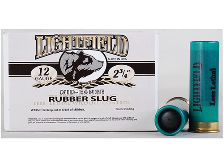 Lightfield Wildlife Control Less Lethal Ammo 12 Ga 2-3/4 Mid-Range