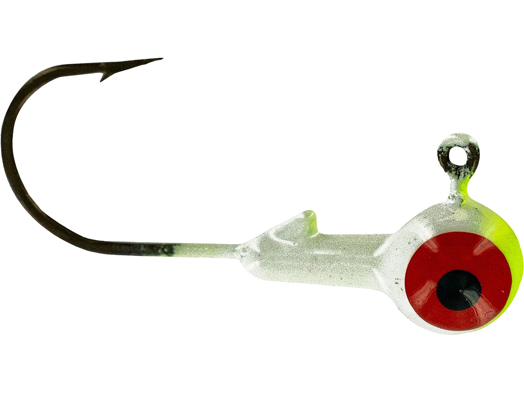 Big Bite Baits BBJ Round 1/32oz Round Ball Jighead Red/White