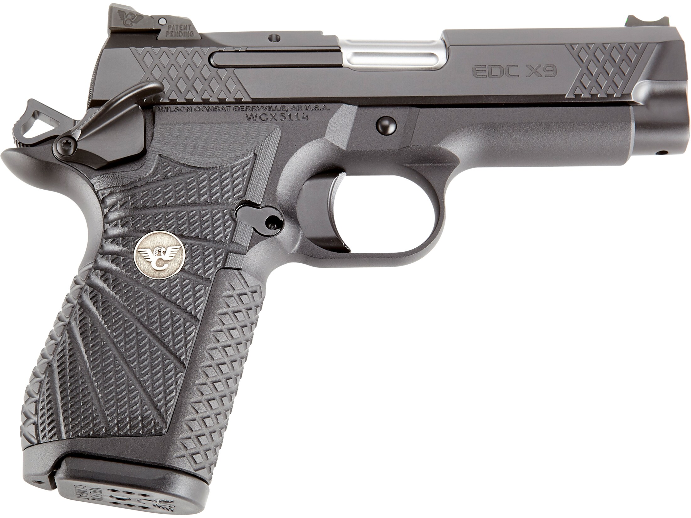 Wilson Combat EDC X9 9mm Luger Pistol 4 Barrel 15+1 Round Black Manual