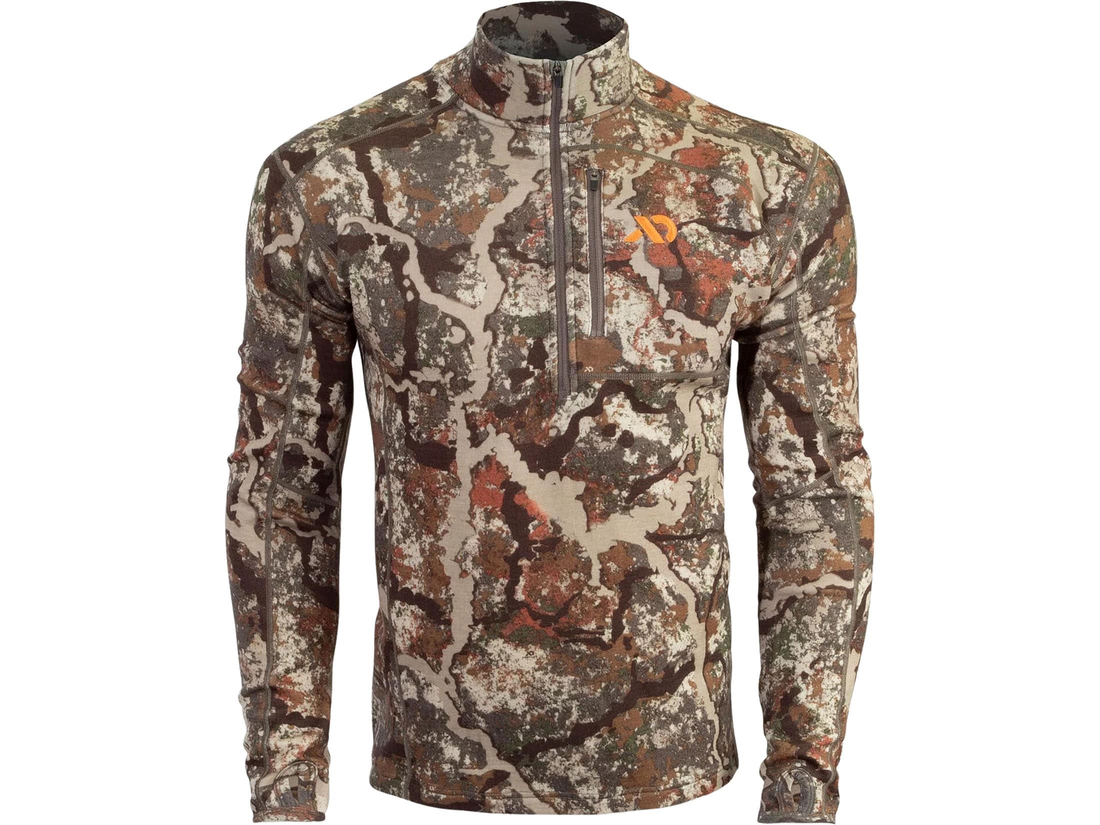 First Lite Men's Furnace Quarter Zip Base Layer Shirt First Lite Typha