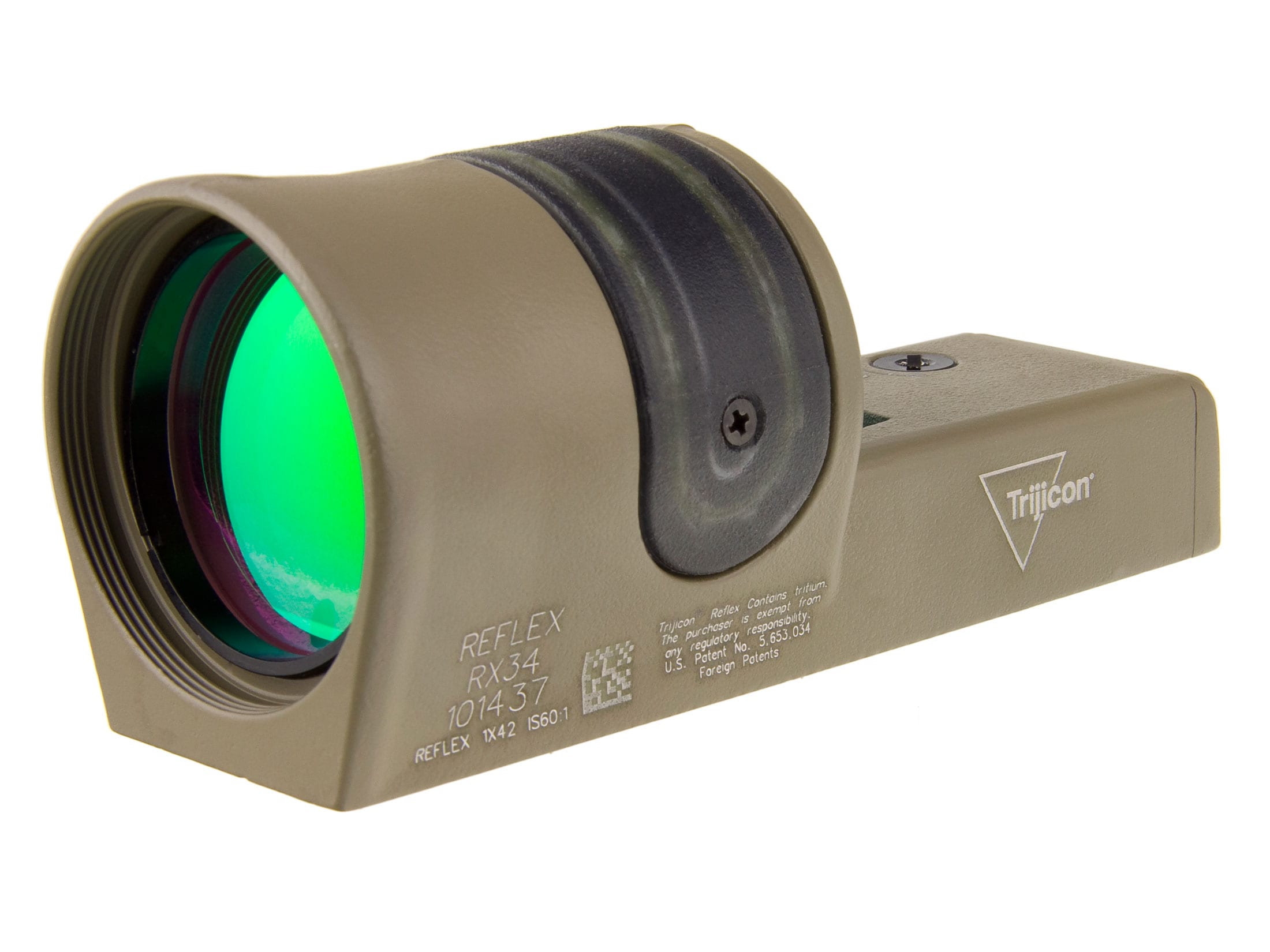 Trijicon RX34-C Reflex Sight 1x 42mm 4.5 MOA Dual-Illuminated Amber