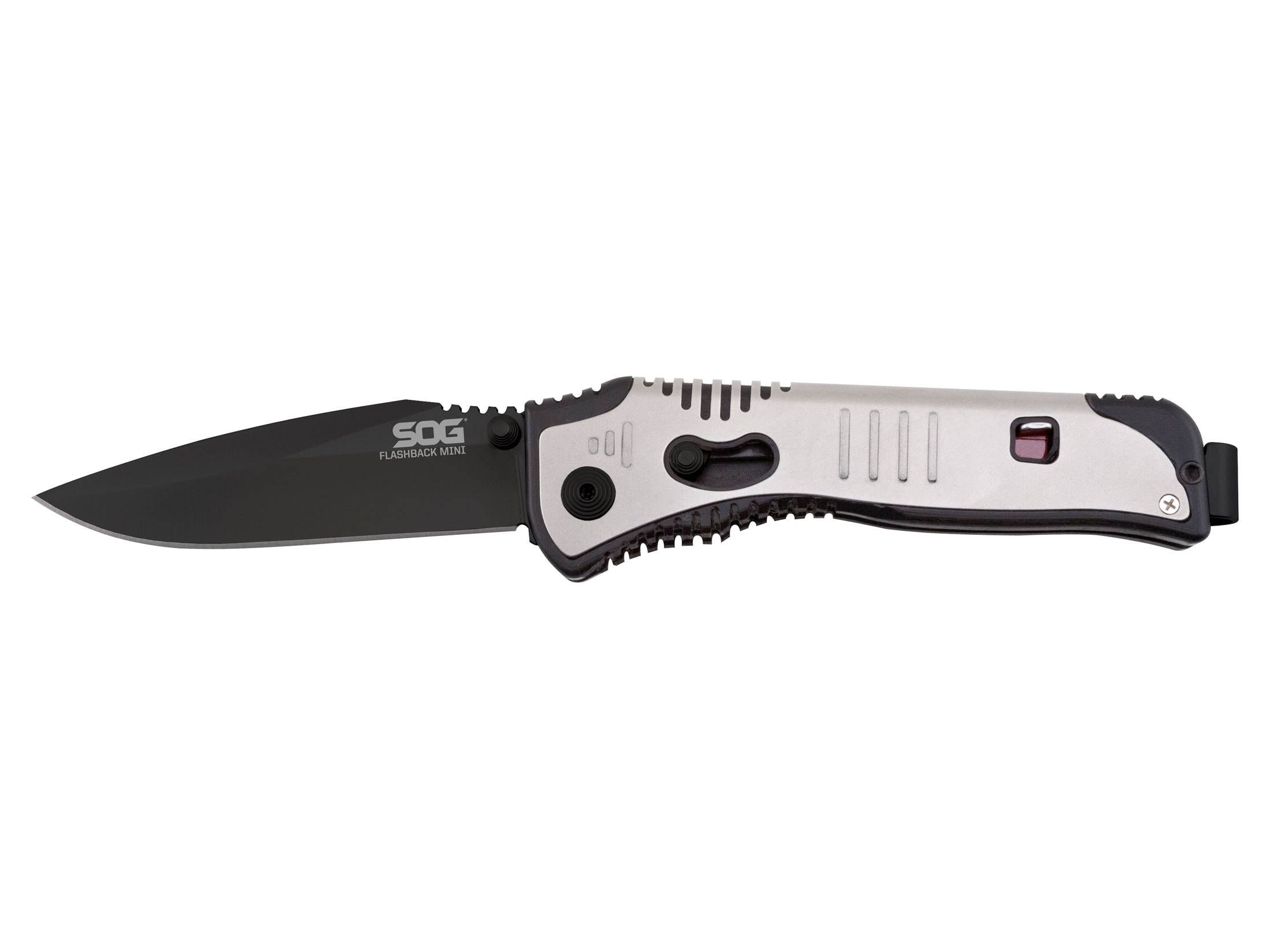 SOG Flashback Mini Assisted Opening Folding Knife 3 Drop Point AUS-8