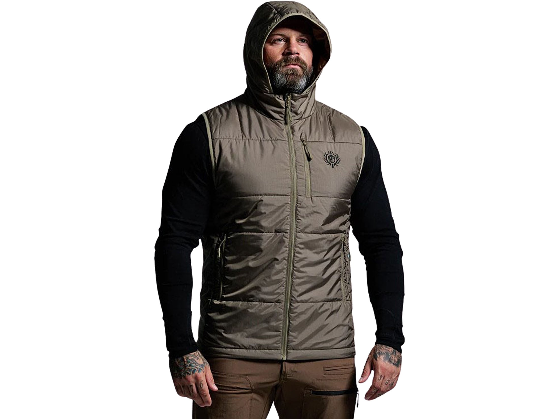 Born Primitive Men's Tundra Vest Earth 2XL