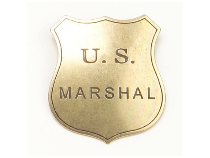 Collector's Armoury Replica Old West Antique US Marshal Shield Badge