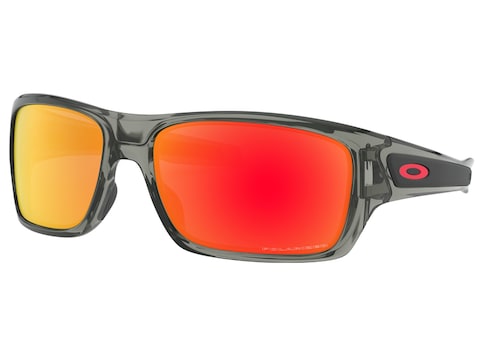 Oakley Turbine Polarized Sunglasses Gray Ink Frame/Ruby Iridium Lens