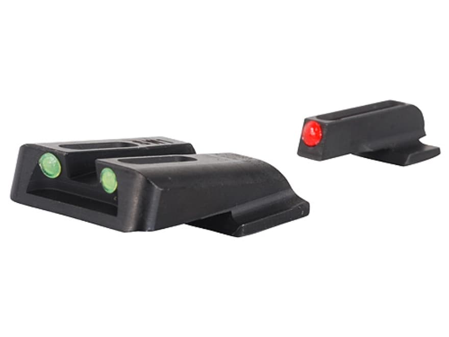 TRUGLO Fiber Optic Sight Set S&W M&P, SD9, SD40 Steel Fiber Optic Red