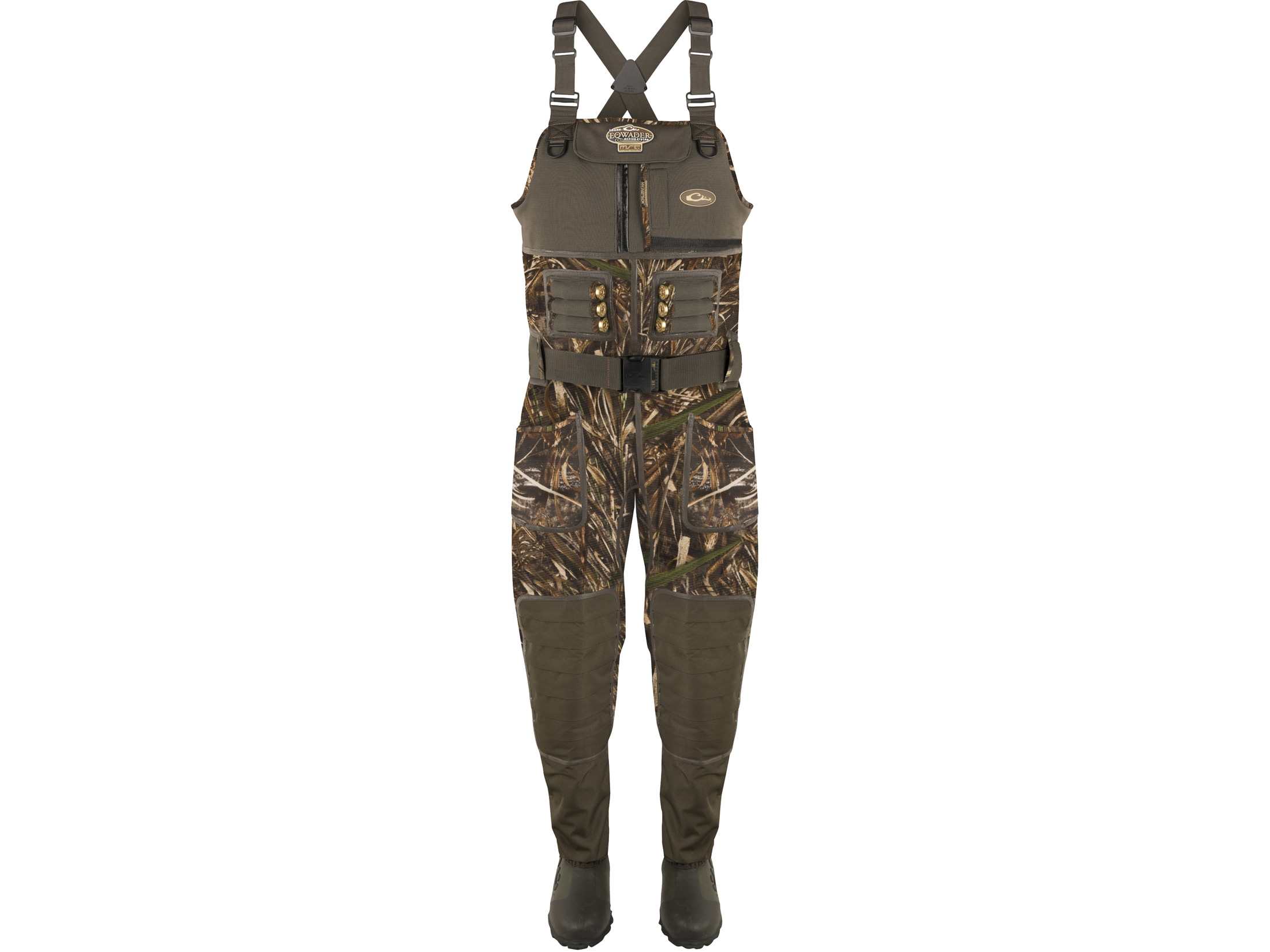 Drake Buckshot Eqwader 1600g Insulated Waders Neoprene Mossy Oak