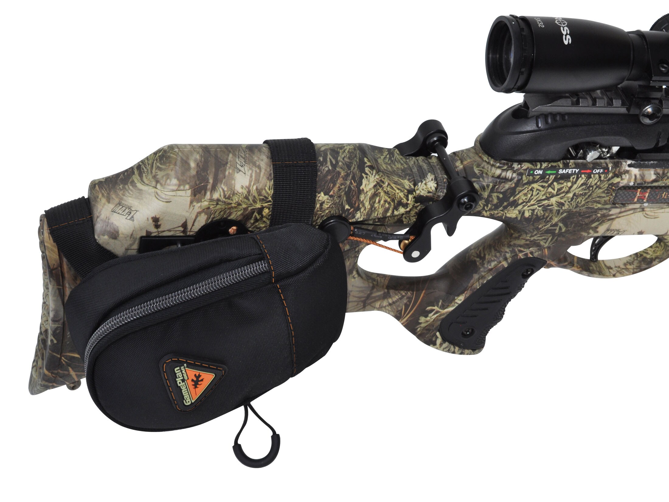 GamePlan Gear XBOLT Crossbow Stock Stash Black