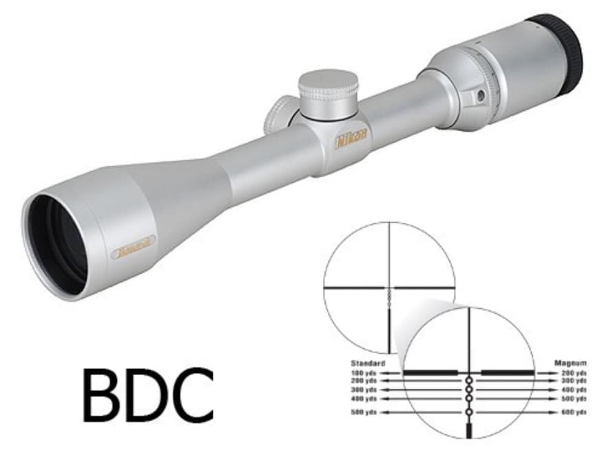 Nikon Monarch Rifle Scope 2.5-10x 42mm BDC Reticle Silver