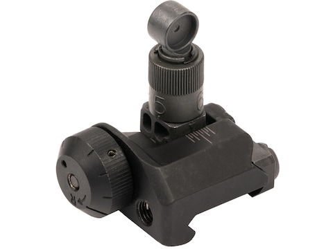 Knights Armament Flip-Up 600 Meter Rear Sight Steel Black