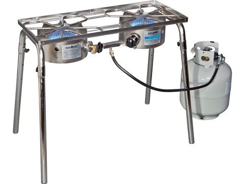 Camp Chef Stainless Explorer Two-Burner Cooking System