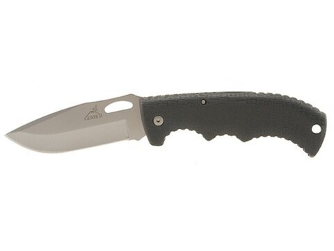 Gerber Gator 2 Folding Hunting Knife 3-3/4 SS Drop Point Blade Rubber