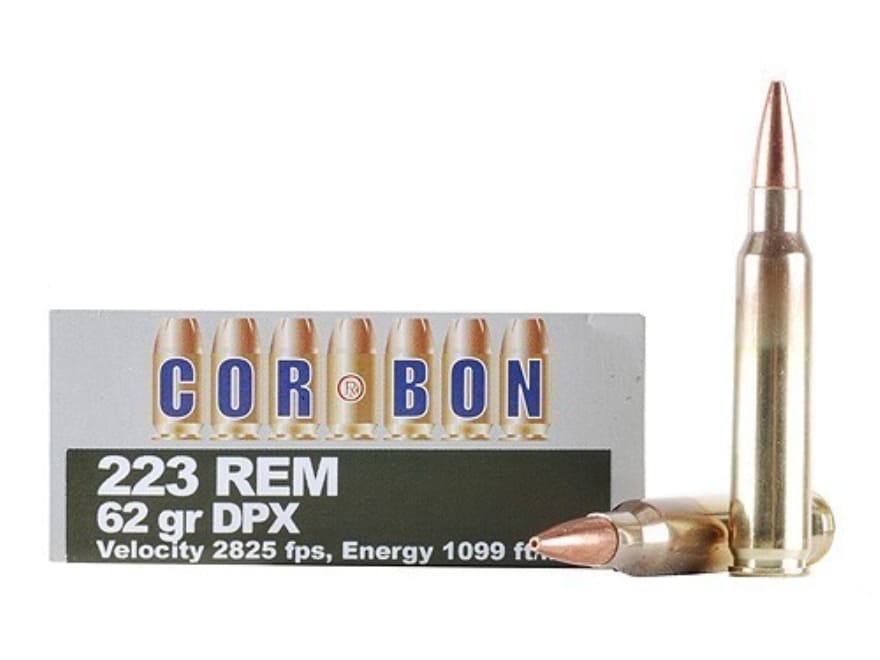 Cor-Bon DPX Hunter 223 Remington Ammo 62 Grain Cor-Bon DPX Solid