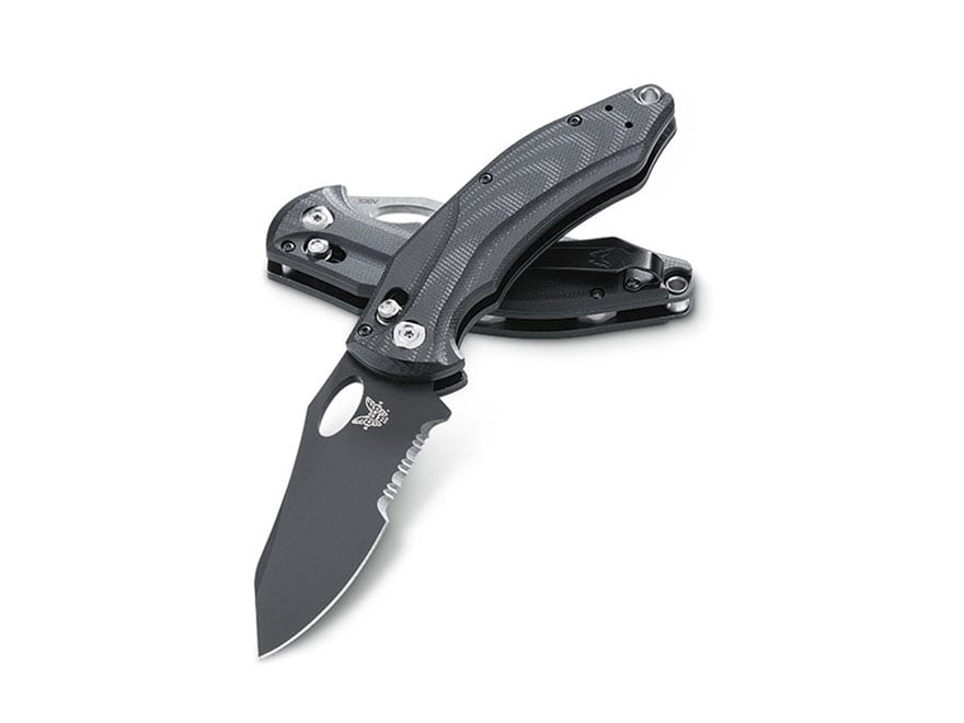 Benchmade 808 Loco Folding Pocket Knife 3.68 Reverse Tanto BK Coated