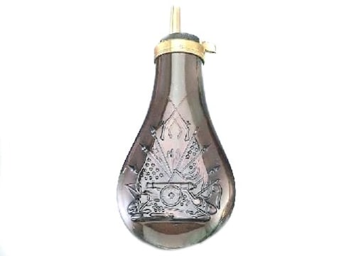 Pedersoli Powder Flask Colt-Style 44 Cal 24 Grain Spout