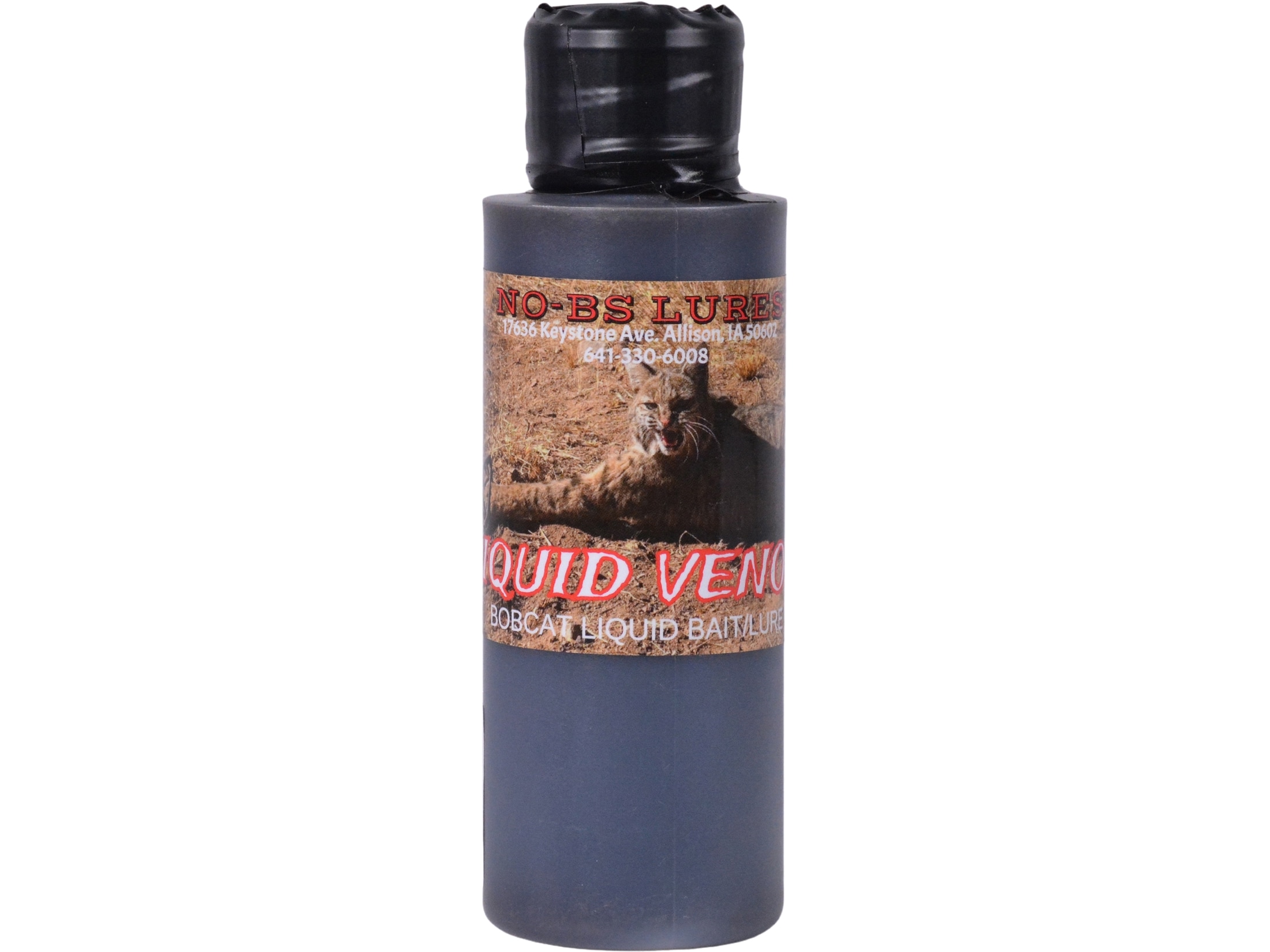 NO-BS Liquid Venom Bobcat Lure 4oz
