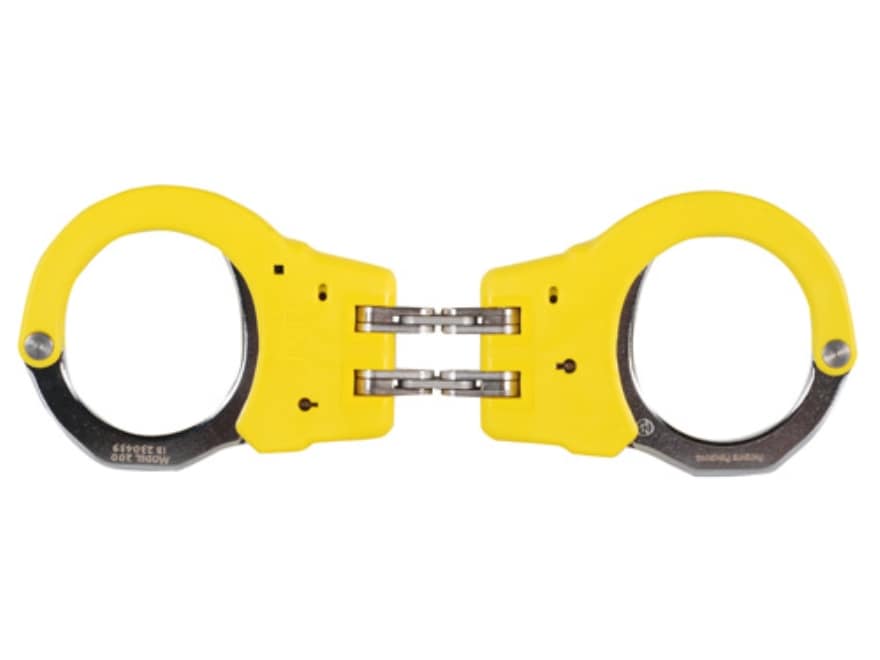 ASP Identifier Hinged Handcuffs High Carbon Steel Polymer Over-molded