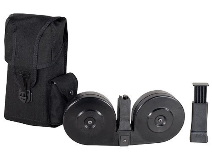 Beta C-Mag Mag System AR-15 9mm Luger 100-Round Drum Polymer Black