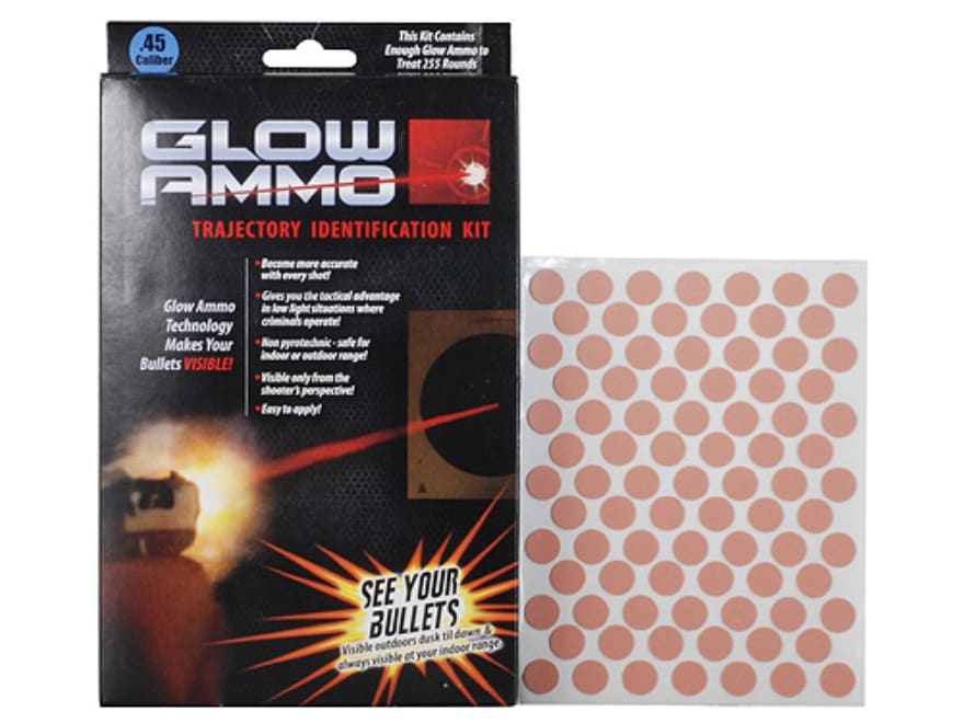 Glow Ammo Trajectory Identification Kit 45 Cal (430 Diameter) 1 grain