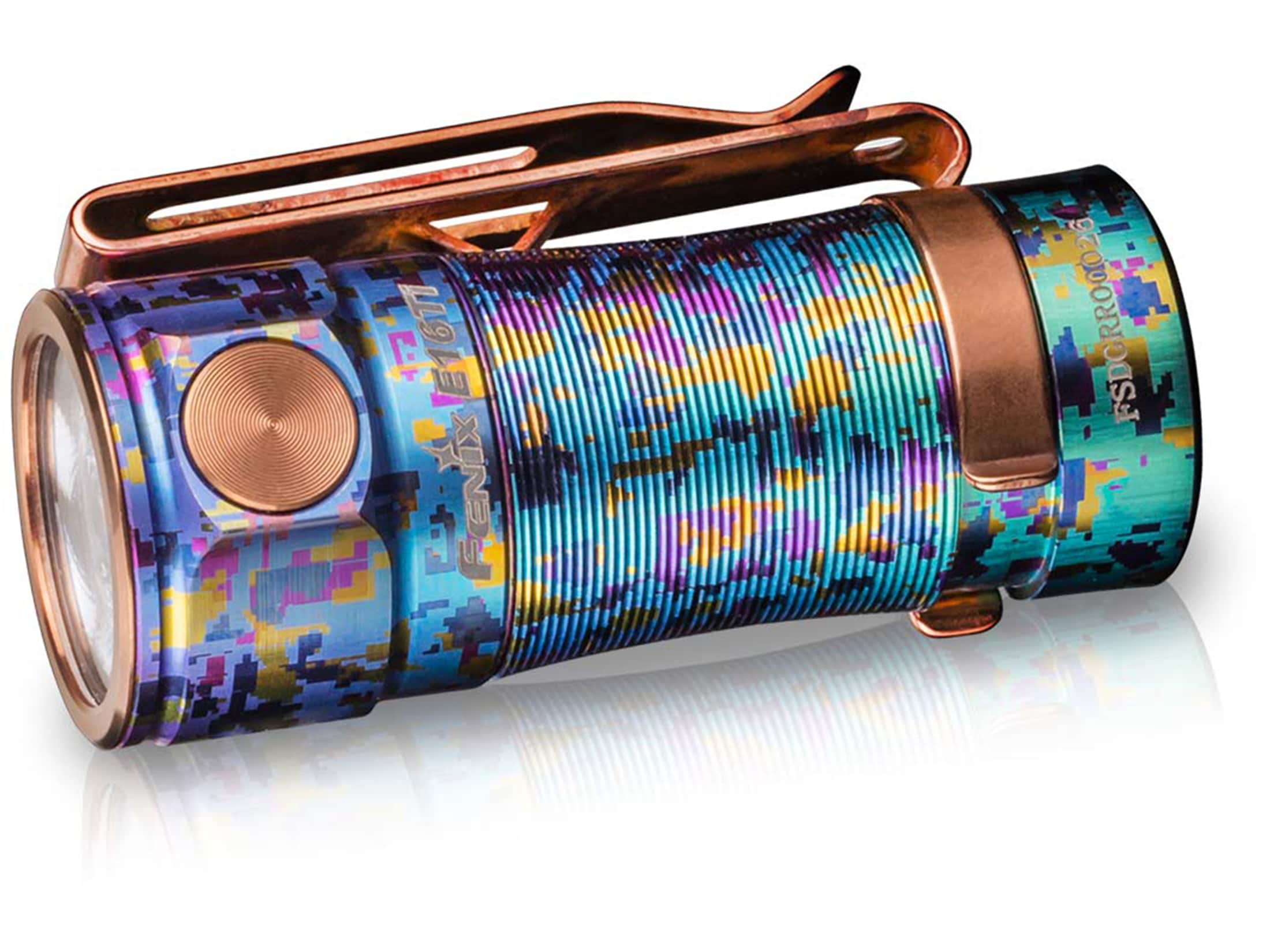 Fenix E16Ti Rechargeable Flashlight Galaxy Blue