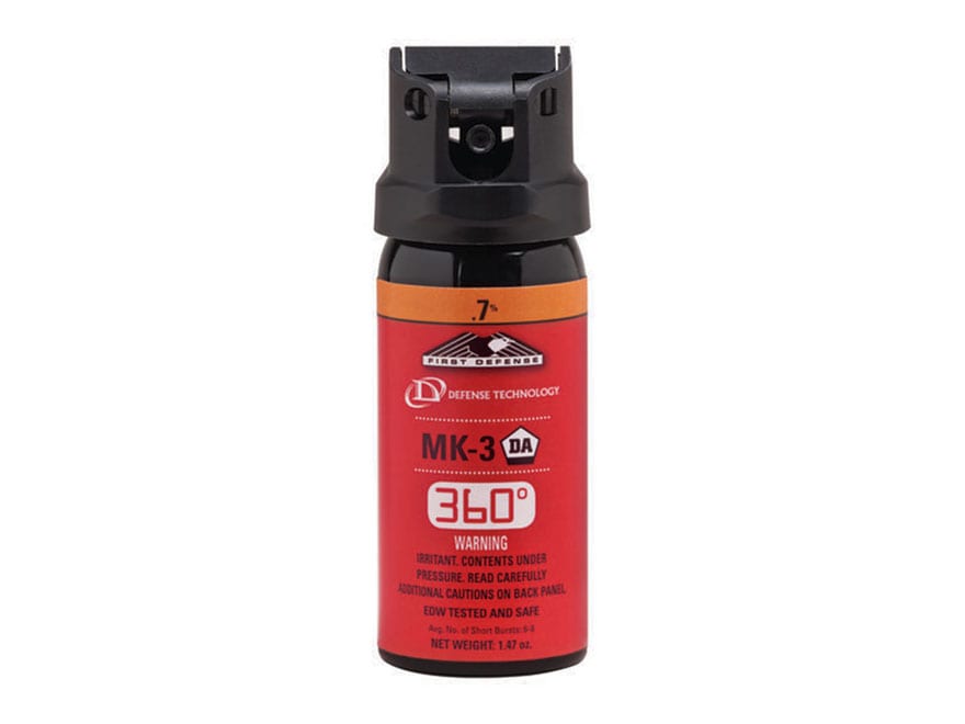 Defense Technology First Defense 360° Pepper Spray 1.47oz Aerosol MK-3