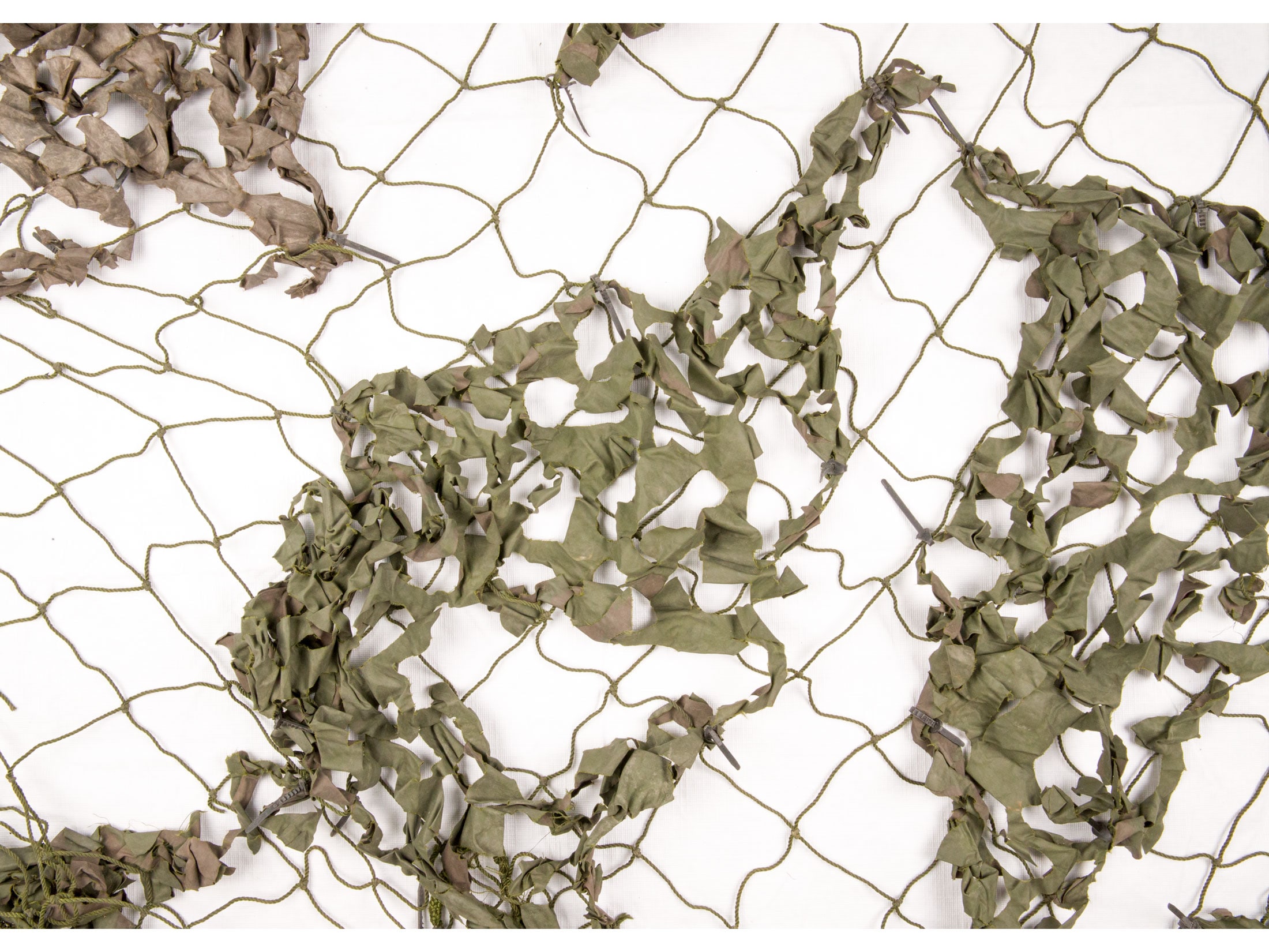 Military Surplus British Camo Netting 10' x 10' Grade 2 Olive Drab
