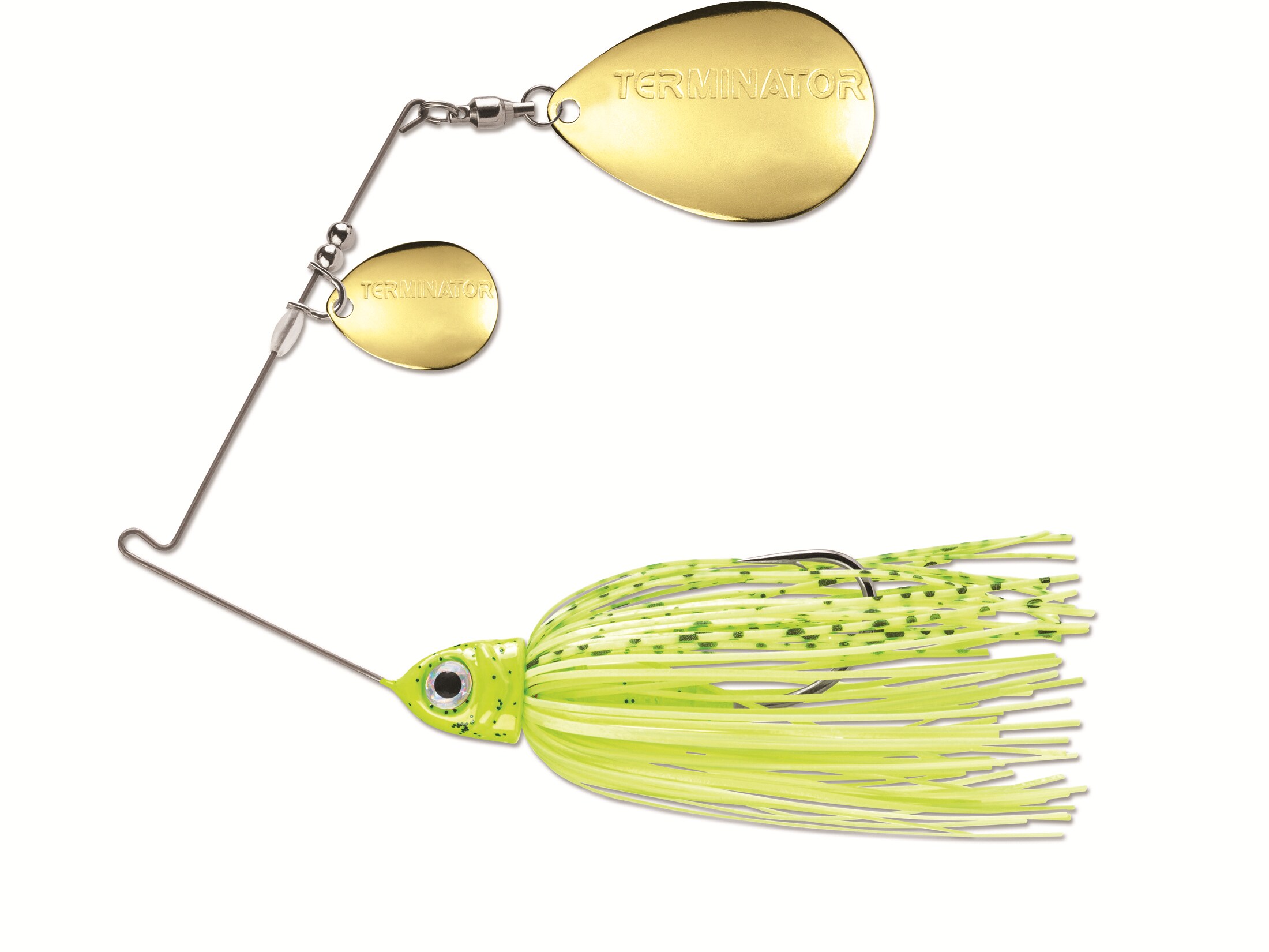 Terminator P-1 Pro Series Double Colorado Spinnerbait 1/2oz Hot Olive