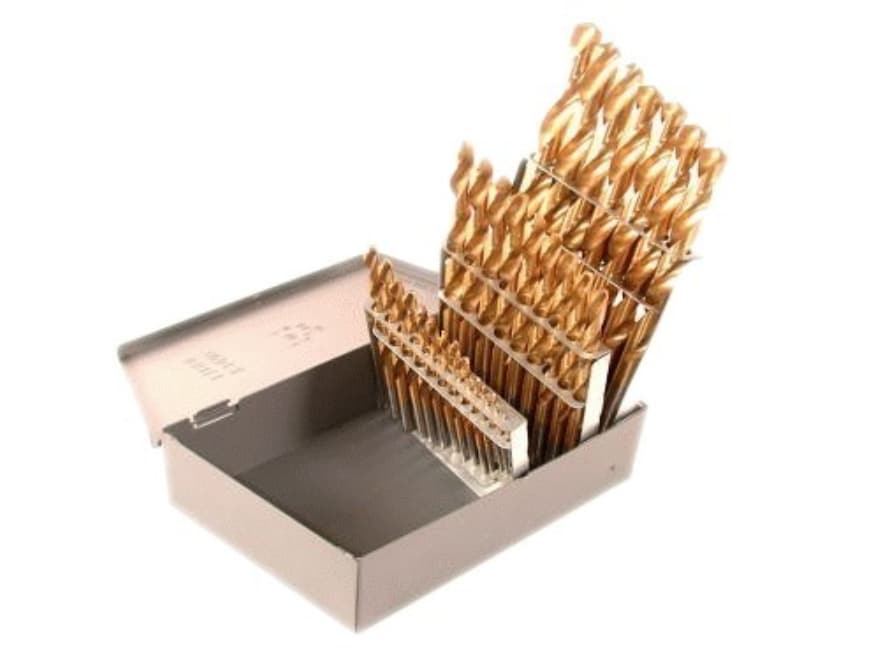 Wisdom 29 Piece Drill Bit Set Titanium Nitride (TiN) Coated