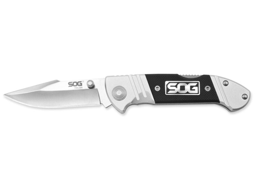 SOG Fielder Assist Mini Assisted Opening Folding Knife 2.75 Clip Point