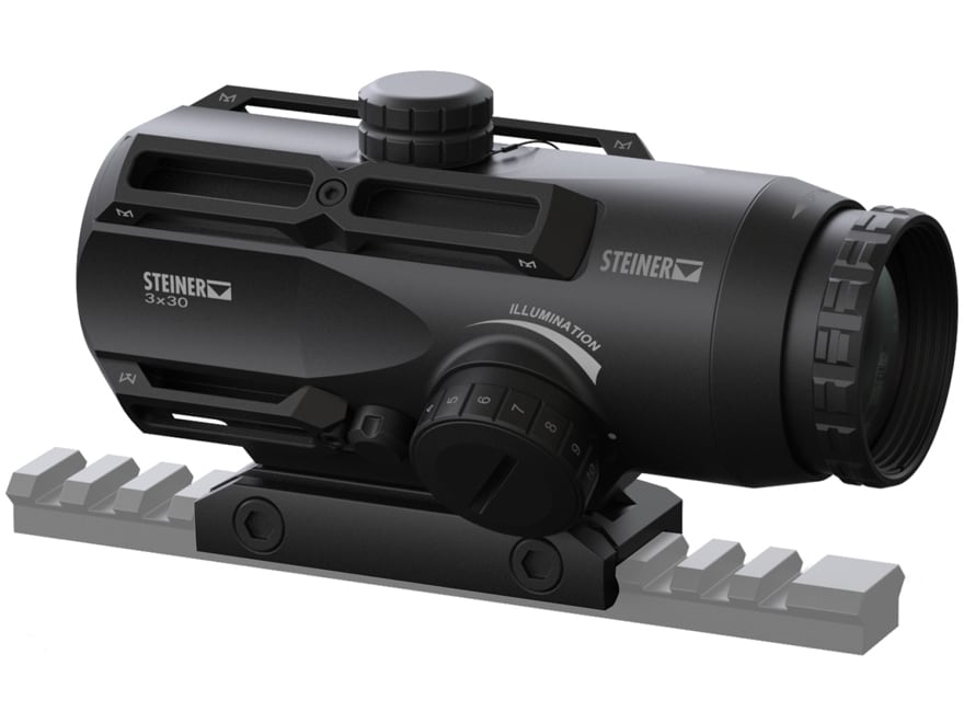 Steiner S332 Battle Prism Sight 3x 32mm Rapid Dot Reticle Quick Detach
