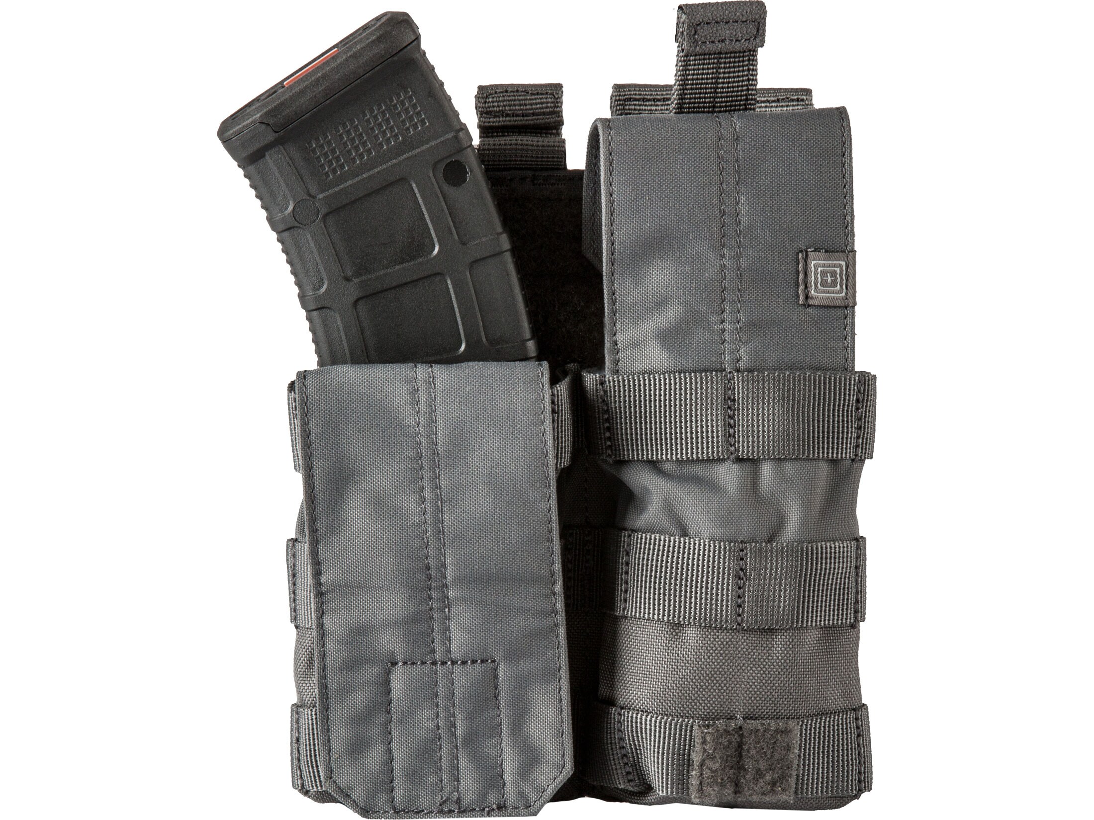 5.11 Double AK-47 Mag Pouch Bungee Cover Nylon Storm