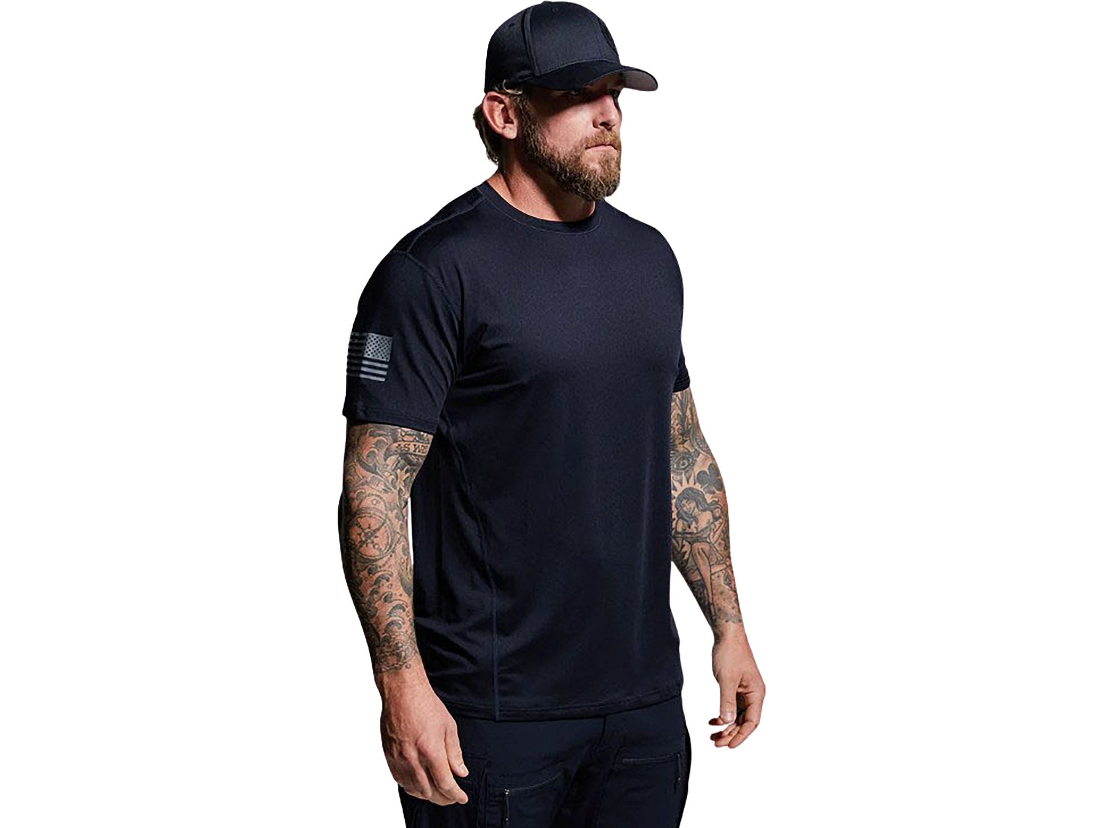 Born Primitive Men's Range Flag Short Sleeve Crew Neck T Shirt Police