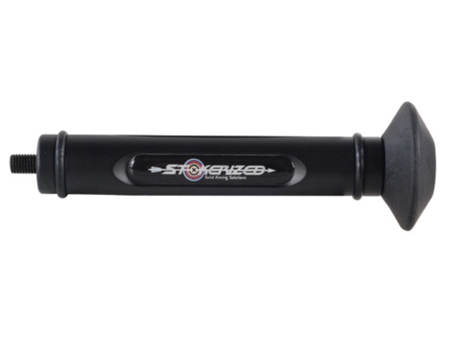 Stokerized Edge Bow Stabilizer 6 Rubber Saturn Dampener Aluminum Black