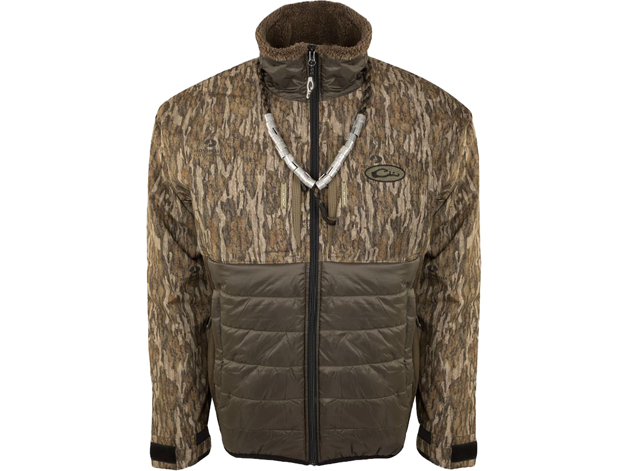 Drake Men's Guardian Flex Double Down Eqwader Full Zip Jacket Mossy