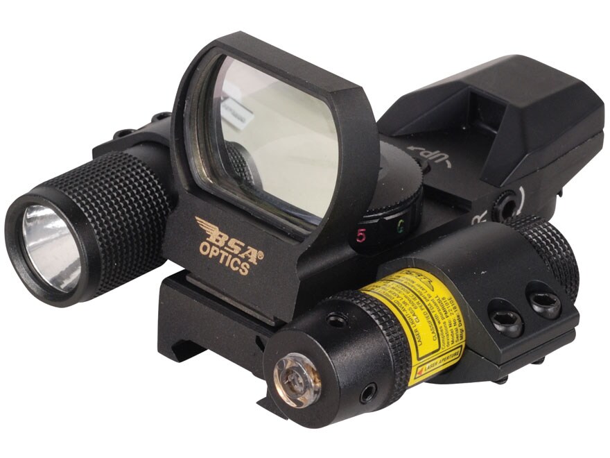BSA Pano Reflex Red Dot Sight Red Green 4 Reticle (3 MOA Dot,