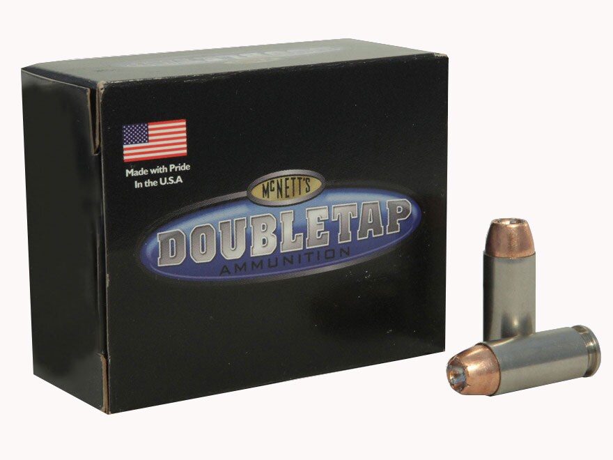 DoubleTap 10mm Auto Ammo 165 Grain Bonded Jacketed Hollow Point Box of