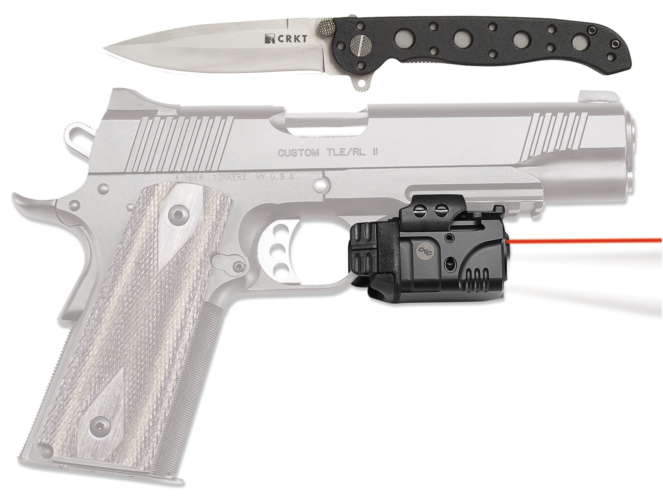 Crimson Trace Rail Master Pro Red Laser/White LED Light Combo