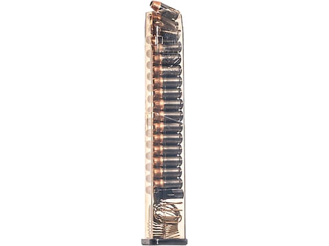 ETS Mag Glock 21 30 41 45 ACP 30-Round Extended Polymer Translucent