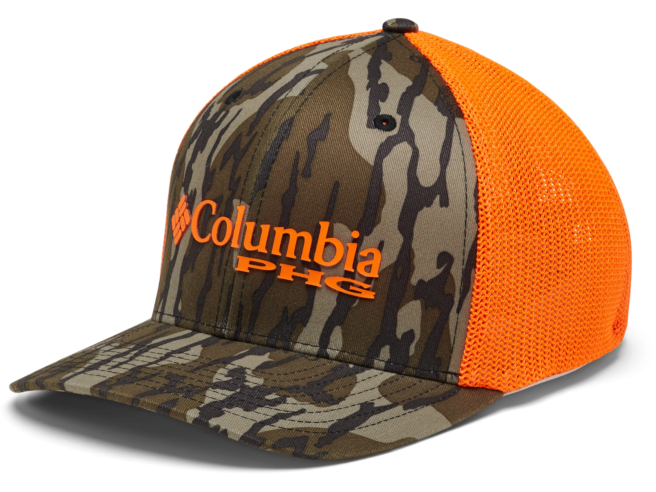 Columbia Mens PHG Camo Mesh Hat Large/XL Realtree EDGE/Game Flag