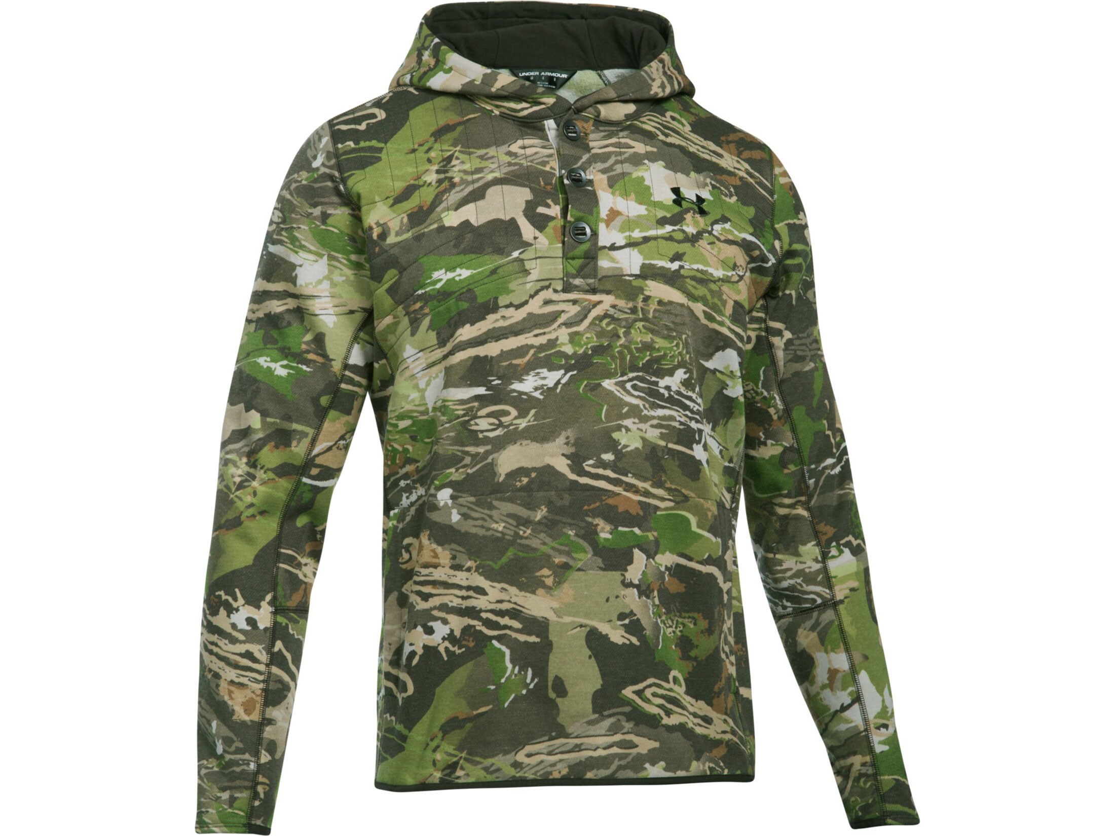 Under Armour Men's UA Stealth Wool Hoodie Polyester/Wool Cannon 2XL