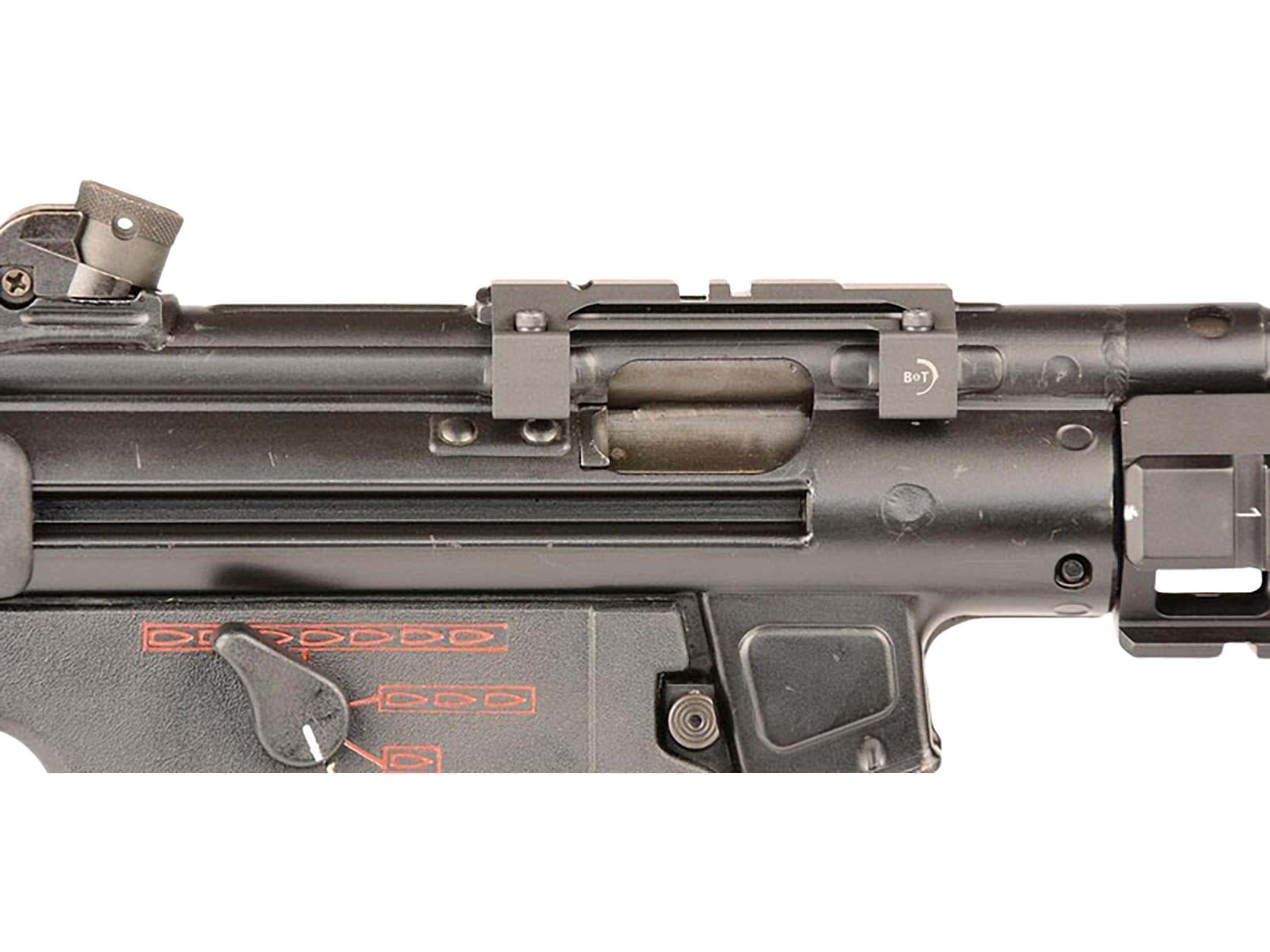 B&T NAR MP5 Low Profile Aimpoint Micro Red Dot Mount Black