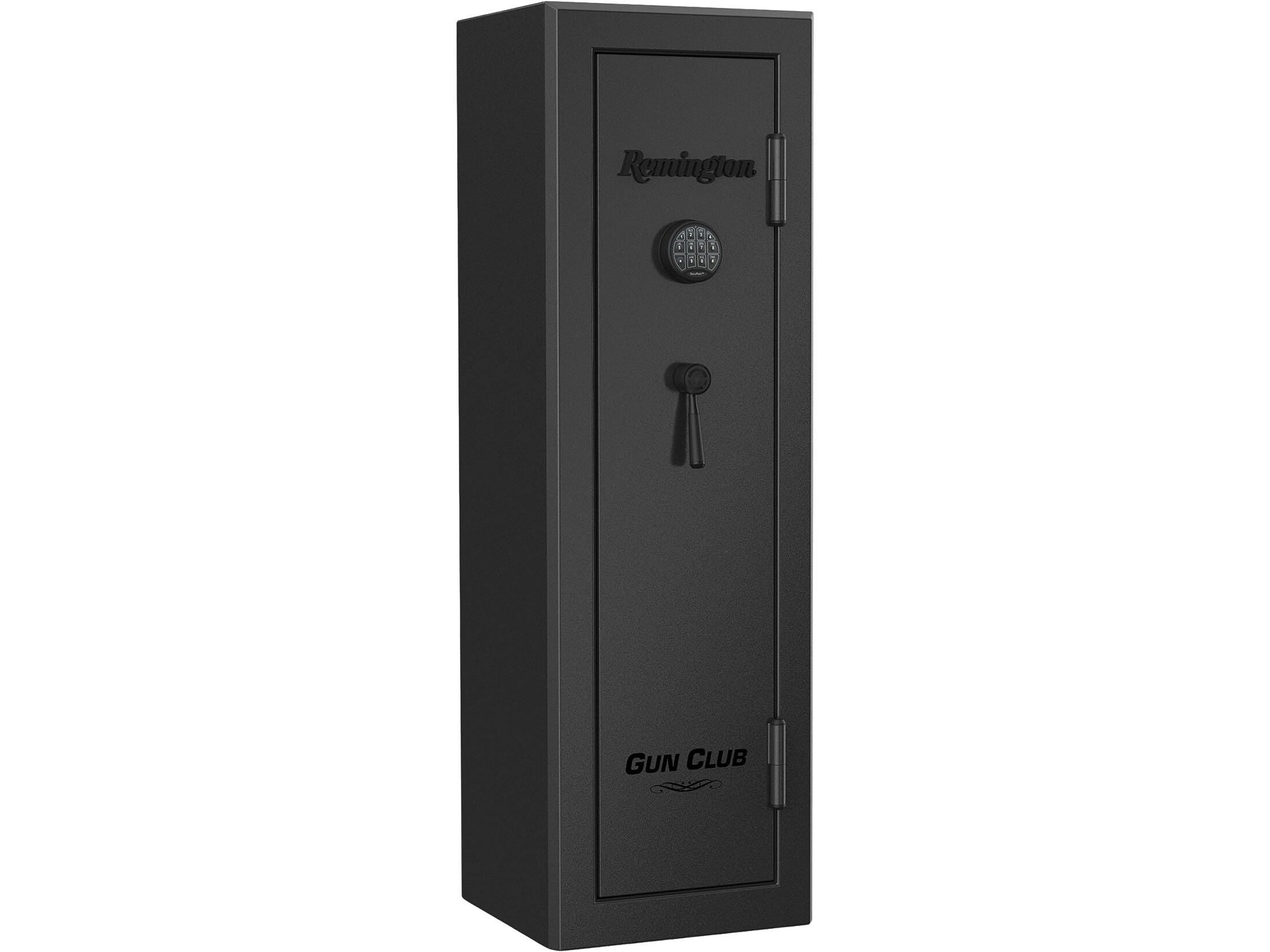 Remington Gun Club Gun Safe 12 Gun Black Gloss Hammertone