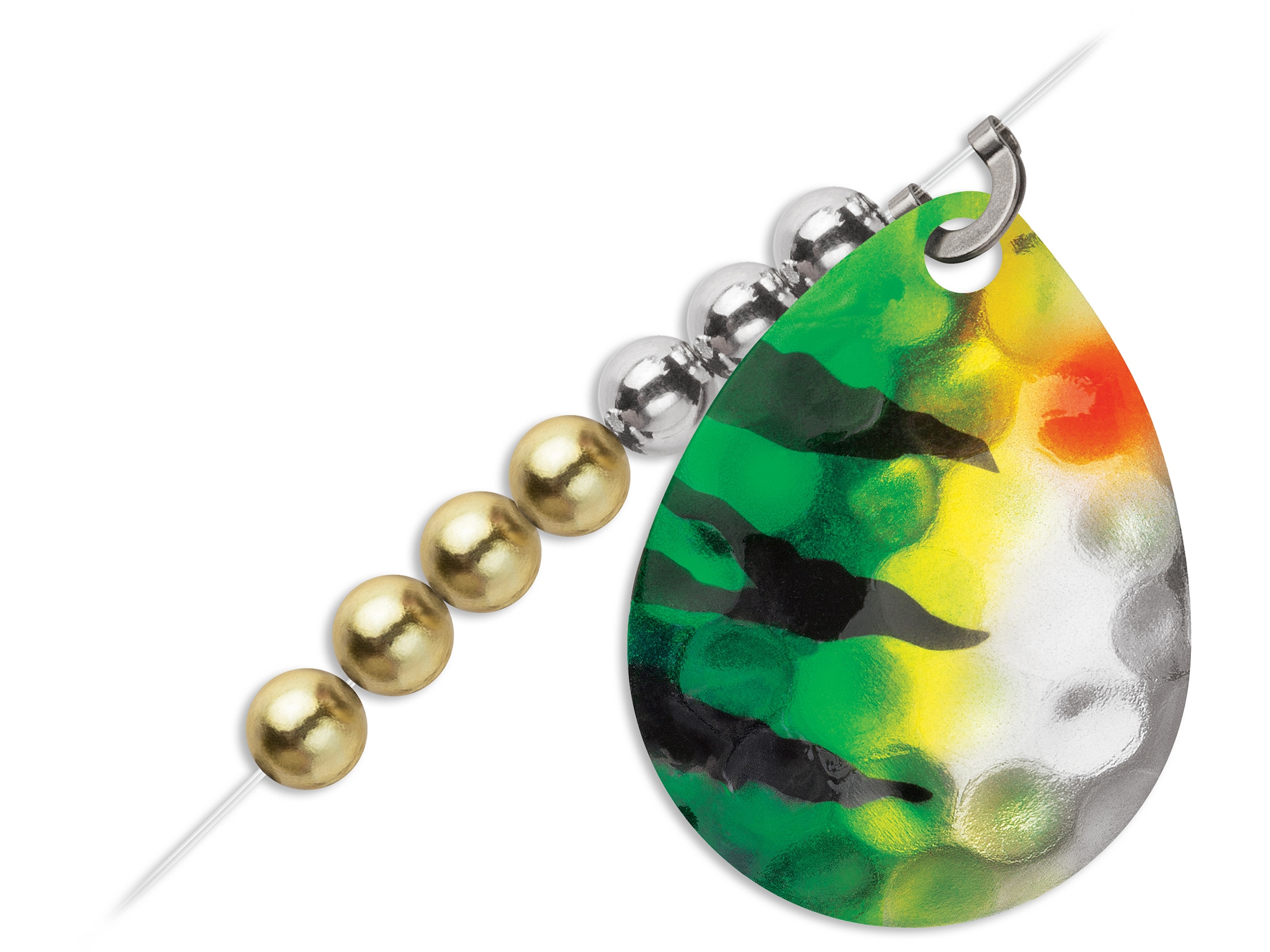 VMC TechSet Spinner Colorado Harness Rig #3 Yellow Perch